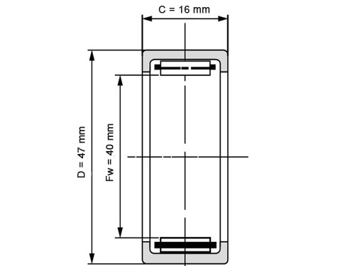 INA Naaldhulslager HK4016 - LagerKoning.nl