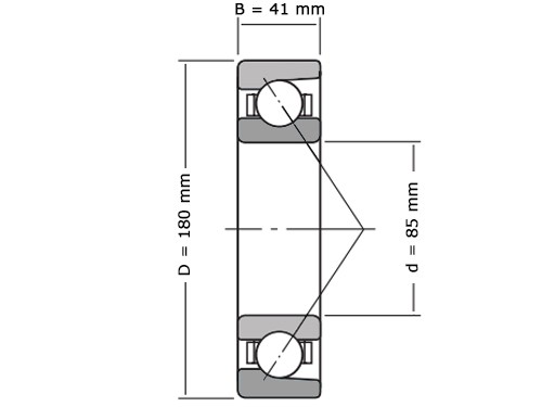 SKF Hoekcontactlager Eenrijig 7317 BEGAM - LagerKoning.nl