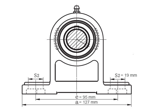 IBB Lagerblok Staand UCPH204 (20mm) - LagerKoning.nl